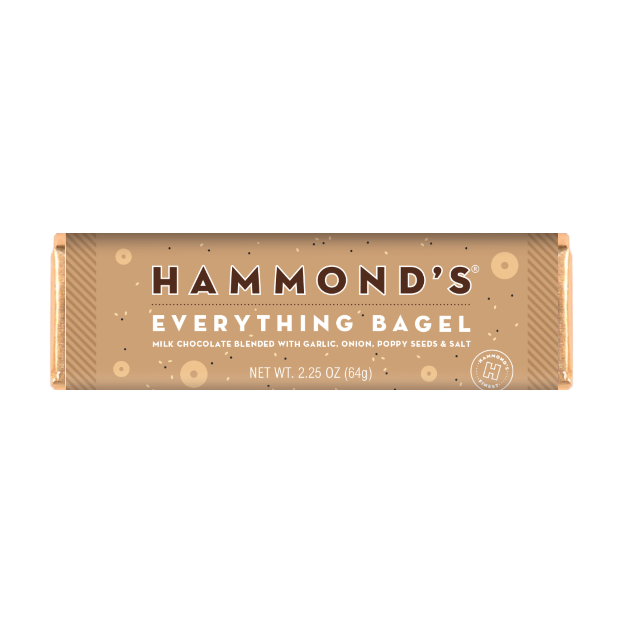 Everything Bagel Chocolate Bar | Hammond's Candies Since 1920