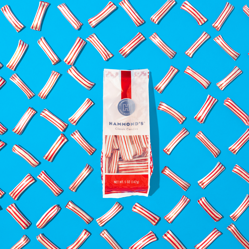 Chocolate Filled Peppermint Straws | Hammond's Candies Since 1920