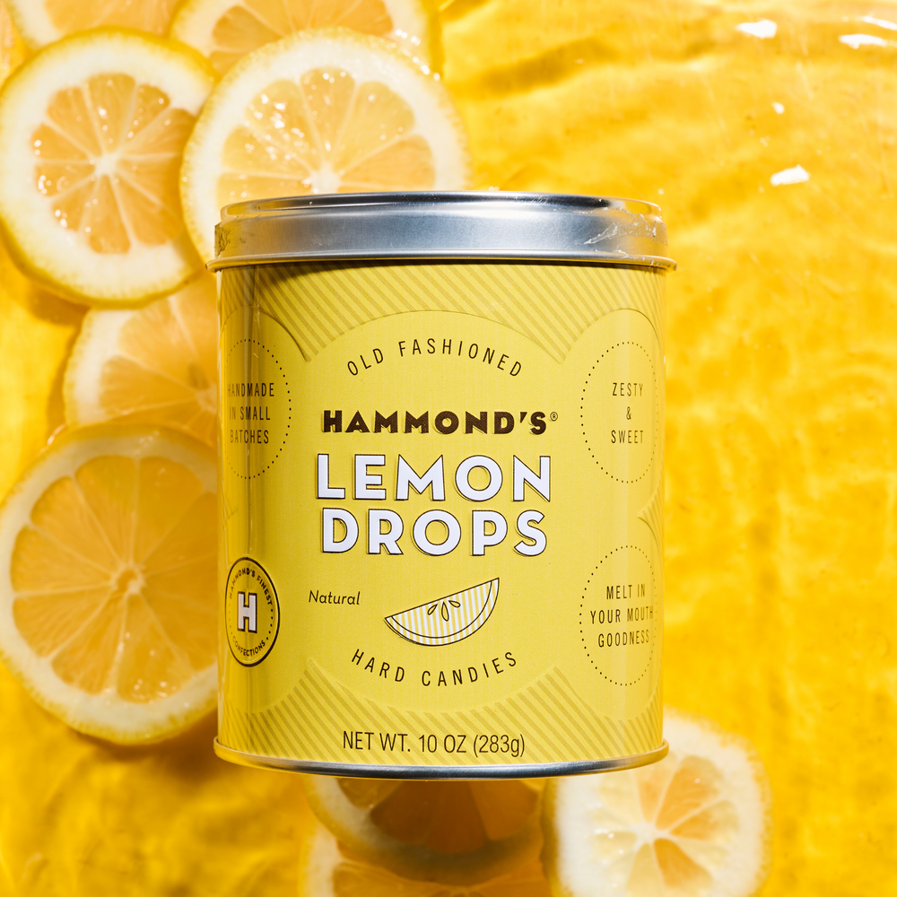 Natural Lemon Drop Tin | Hammond's Candies Since 1920