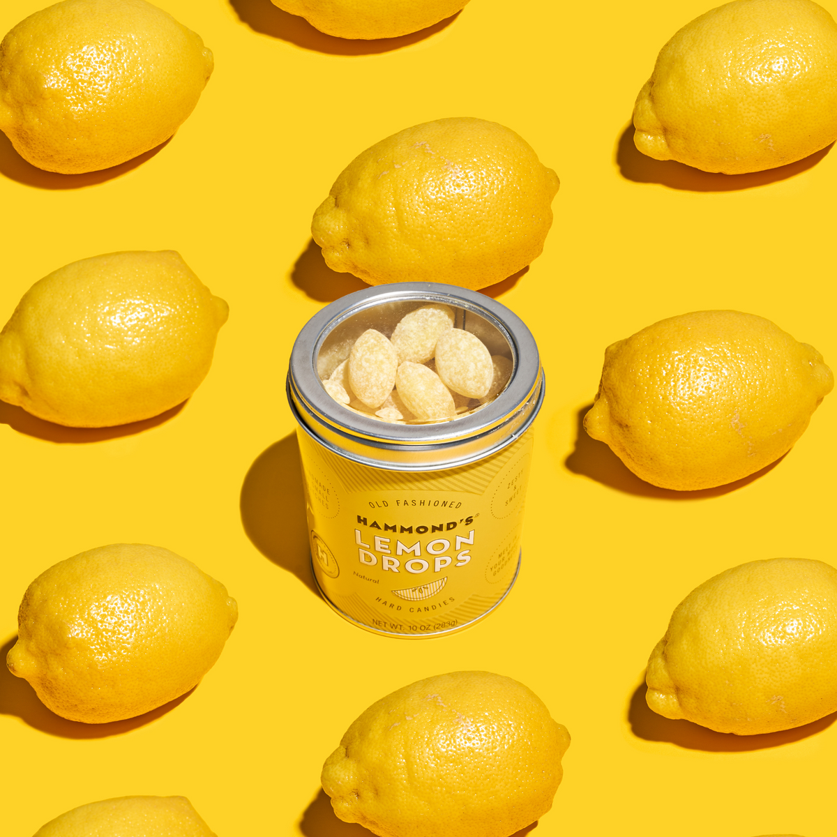 Natural Lemon Drop Tin | Hammond's Candies Since 1920