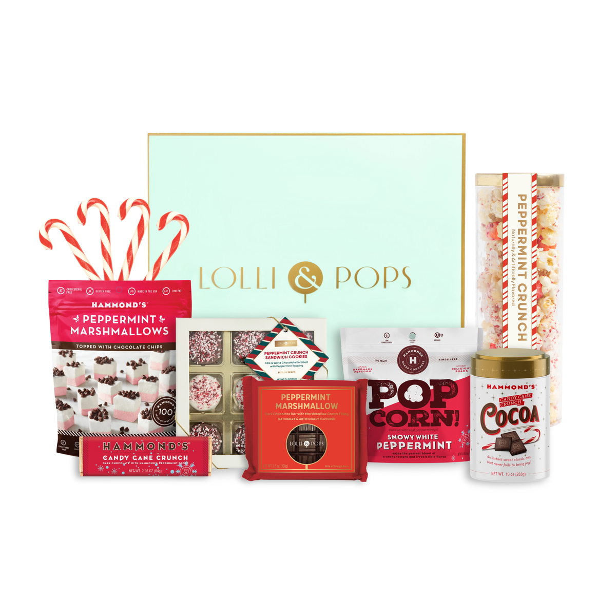 Hammond's Candies Peppermint Holiday Crossover Gift Box
