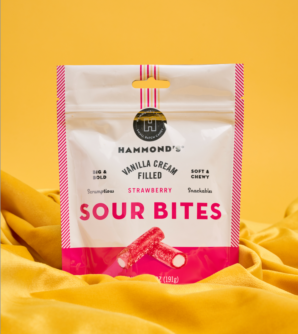 Hammond's Candies Strawberry Sour Bites
