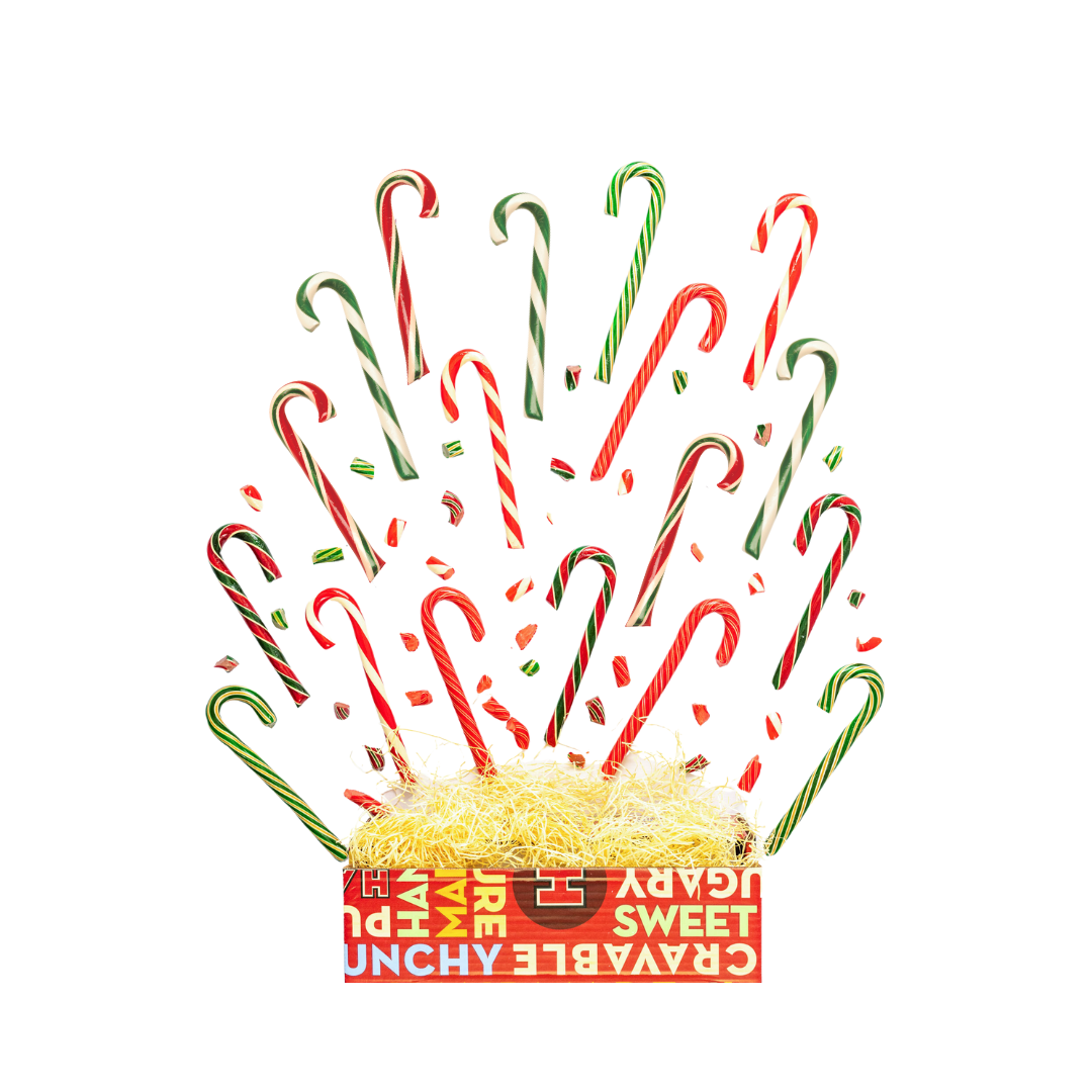 Candy Cane Gift Box 24 | Hammond's Candies
