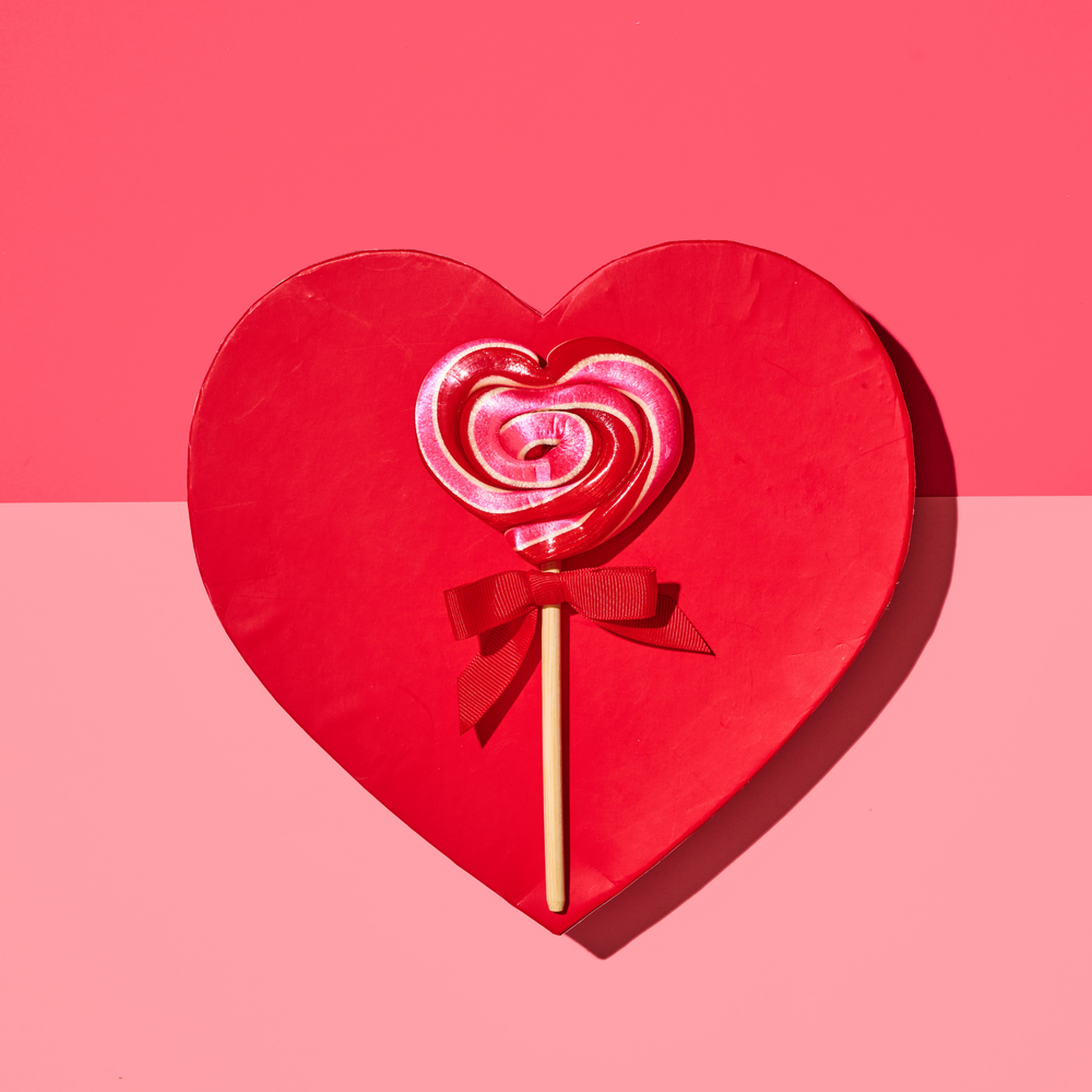 Wild Cherry Heart Lollipops | Hammond's Candies Since 1920